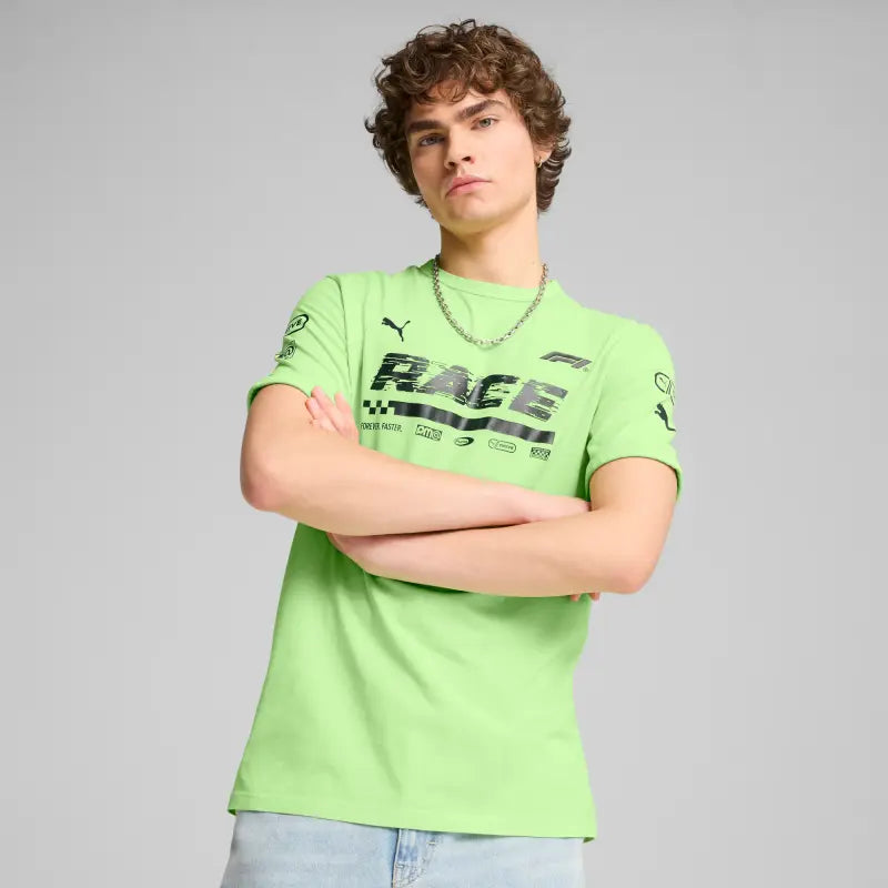 F1 Graphic Ringer Tee PUMA CLOTHING | MOTORSPORT T.SHIRTS – PUMA EG