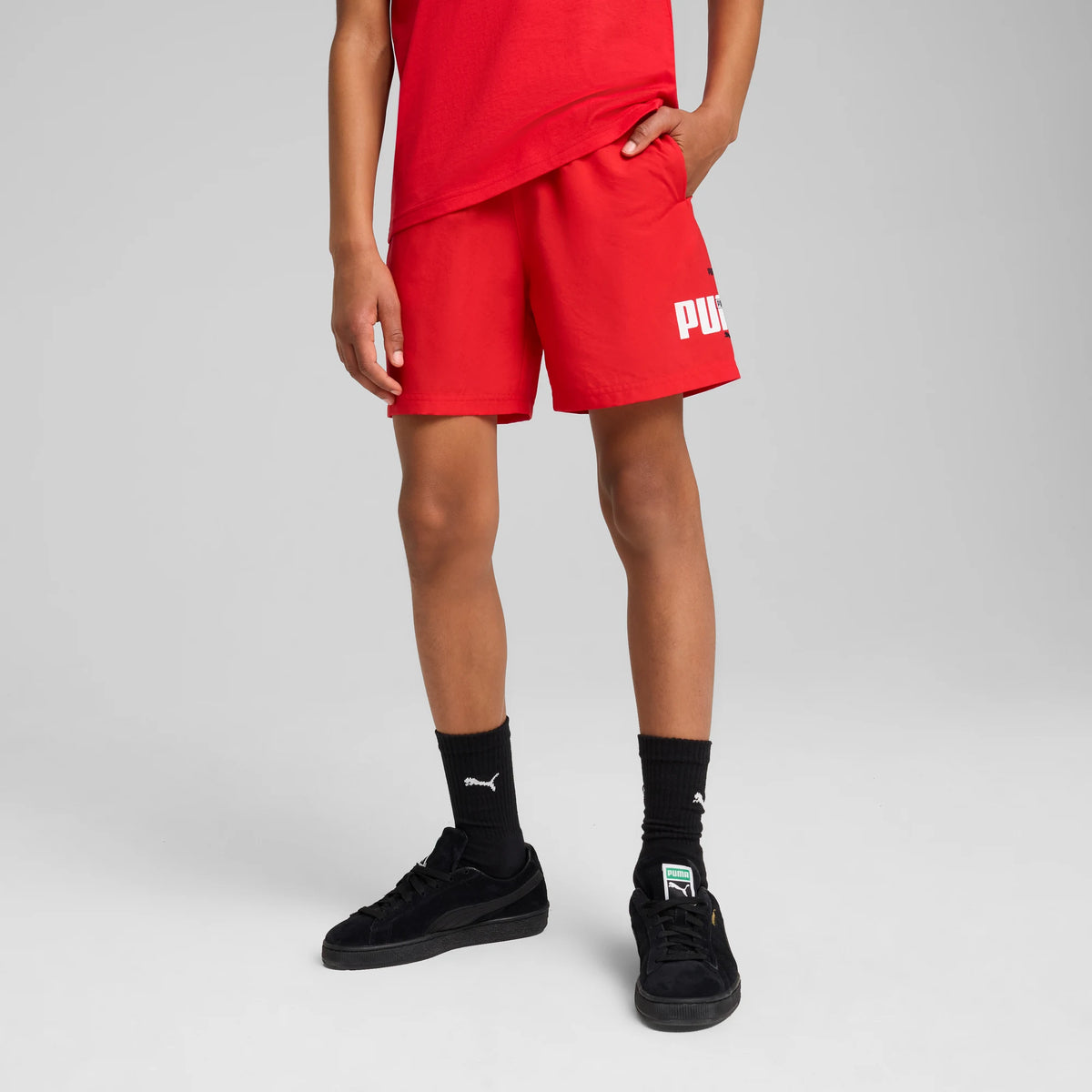 Essentials Logo Lab Summer Woven Shorts Youth – PUMA EG